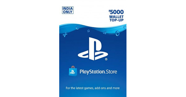 Купить карту оплаты PlayStation Network Rs.5000 (IN) PSN INDIA по ...